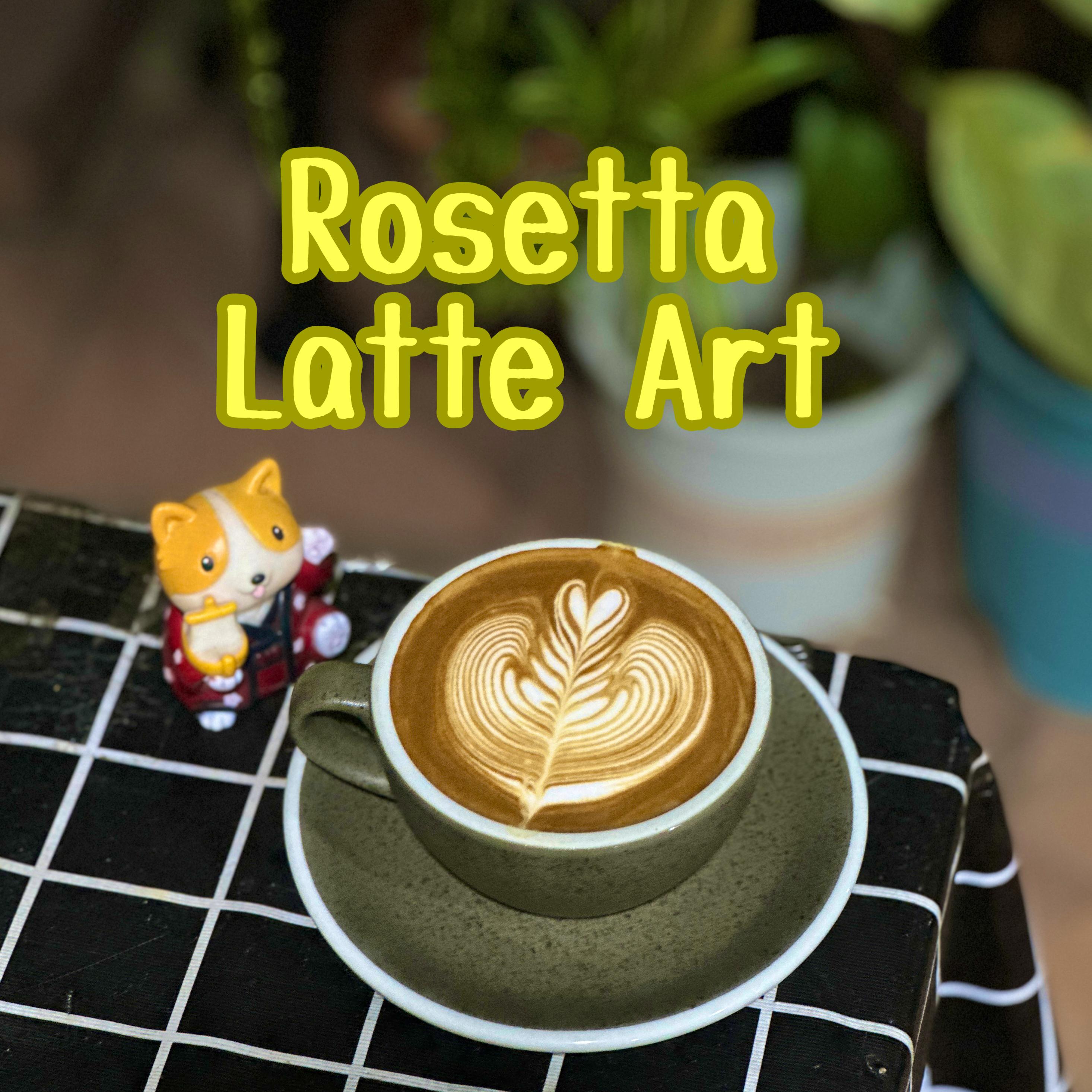Rosetta latte art 17th Aug - Lefty Coffee