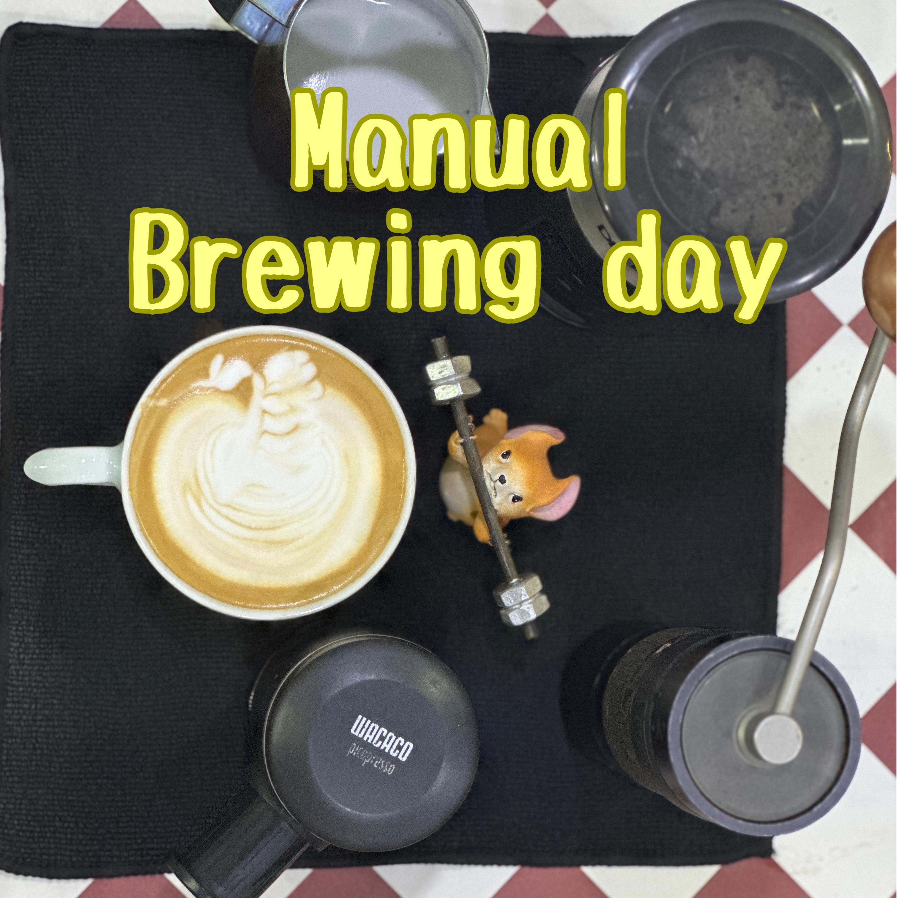 Manual brewing day - Lefty Coffee